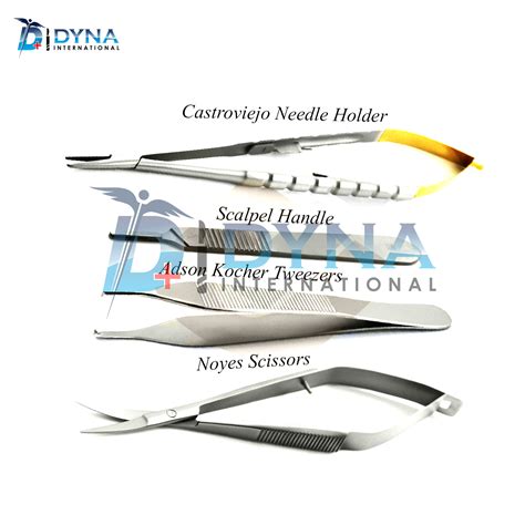 Dental Oral Surgery Kit Micro Suture Needle Holder Forceps Dynaintlshop
