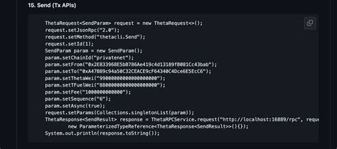 Theta RPC APIs Java SDK Devpost