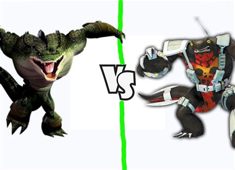 Leatherhead Vs The Newtralizer By Streamliner3000 On Deviantart