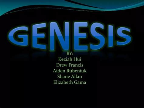 Ppt Genesis Powerpoint Presentation Free Download Id2335631
