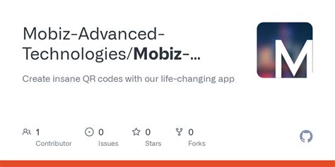 Github Mobiz Advanced Technologiesmobiz Advanced Quick Response Code