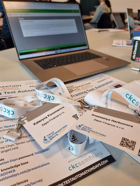 Kateryna Ponomarova On Linkedin 4finance Zaplo Testautomationdays2024 Testing Testautomation