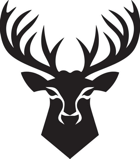Premium Vector Wilderness Majesty Deer Head Icon Design Vector