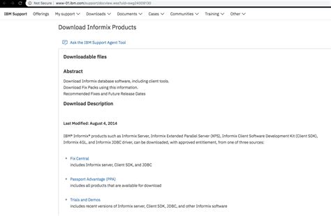 Javascript Connecting To Informix With Nodejs In Macos Ibm Driver