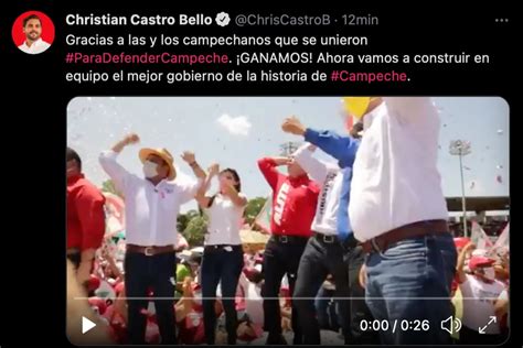 Marko Cortés Colocó Al Pan Como Ganador De Las Elecciones En Campeche