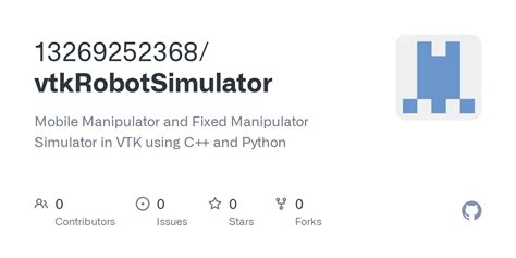 GitHub VtkRobotSimulator Mobile Manipulator And Fixed Manipulator Simulator In