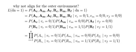 Horizontal Alignment Multiline Expressions In An Aligned Equation