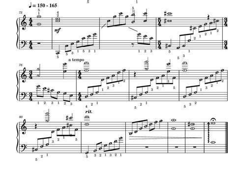 Omori Duet Piano Sheet Music With Note Names Etsy