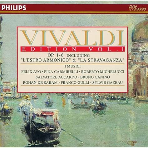 Vivaldi 12 Violin Concertos Op 4 La Stravaganza Concerto No 3