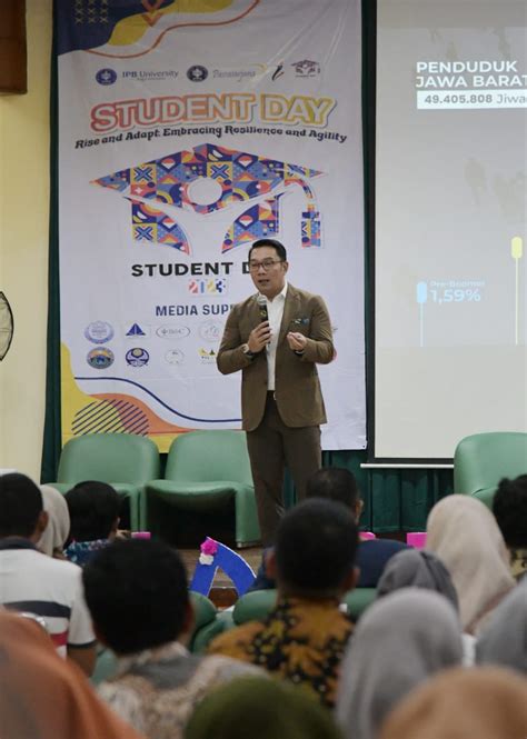 Datangi Kampus IPB Ridwan Kamil Jadilah Bagian Succes Story Indonesia