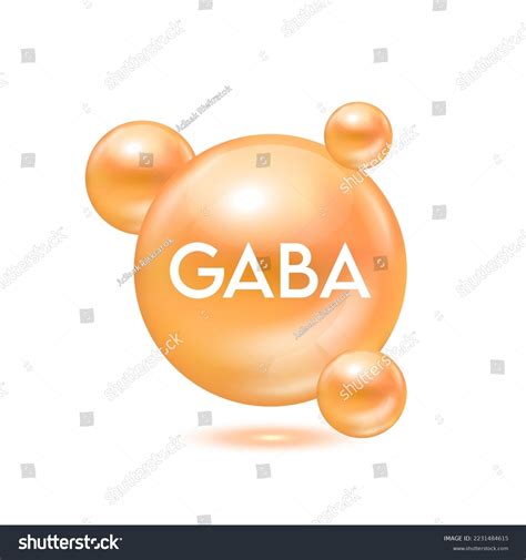 Gaba Acts Neurotransmitter That Helps Send Stock Vector Royalty Free