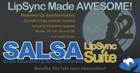 Salsa Lipsync Suite Animation Tools Unity Asset Store