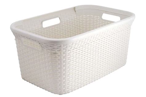 Kosz na pranie Curver Style 45L kremowo biały EPENTA PL