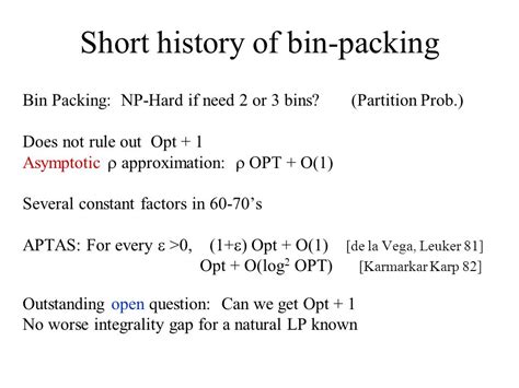 Round And Approx A Technique For Packing Problems Nikhil Bansal Ibm