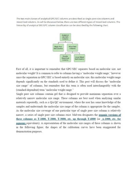 Single Pore Vs Mixed Bed Column Explained Pdf Molecular Mass