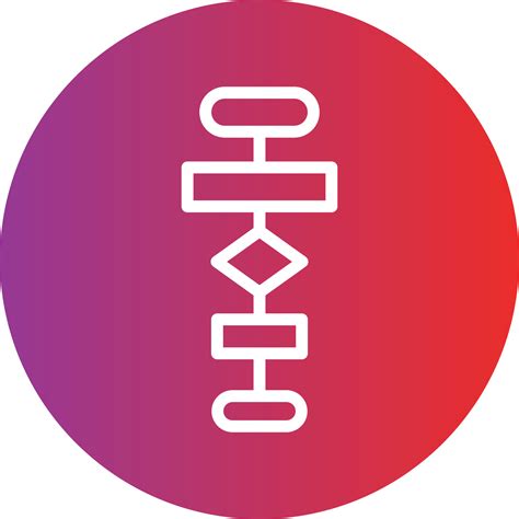 Flowchart Icon Style 12809129 Vector Art At Vecteezy