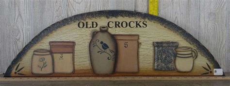 Old Crocks Wall Art By Debbie Bryan Dunker Auction