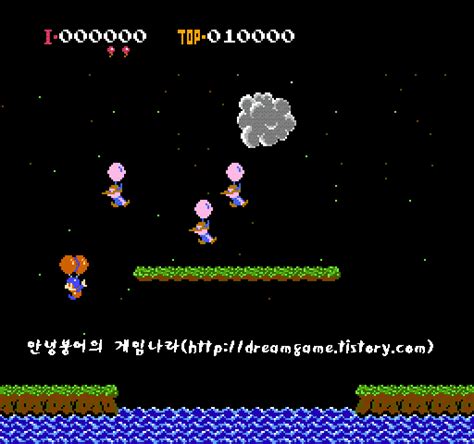 Fc패미콤 벌룬 파이트풍선 터뜨리기 다운 다운로드 고전게임랜드