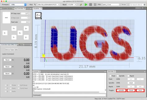 Best GRBL Software 2023 UGS Candle MellowPine