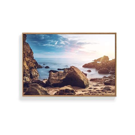 SIGNFORD Framed Canvas Wall Art For Living Room Bedroom Seaside Canvas Prints For Home