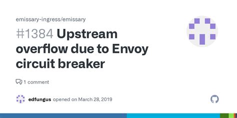 Upstream Overflow Due To Envoy Circuit Breaker · Issue 1384 · Emissary