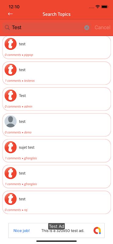 Topics Ios Universal Social Discussion App Template Swift Full Application