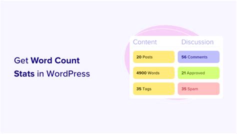 How To Get Word Count Stats In WordPress 3 Ways