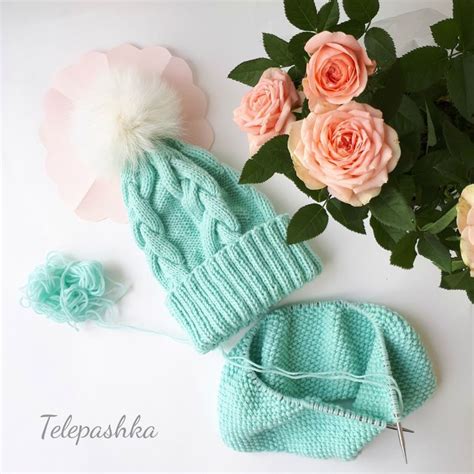 Шапка и снуд из мериноса Снуд Шапка