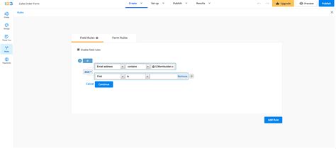 Set Up Field Rules With 123formbuilder 123formbuilder Docs