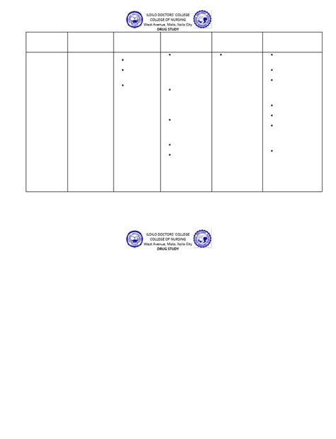 Nicardipine Drug Study 1 28 25 Pdf Pharmacology Diseases And