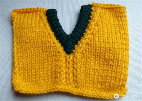 Todos Los Pasos Para Tejer Un Cuello Escote En V O En Pico Perfecto