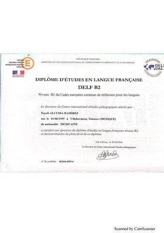 Certificación DELF Francés by Nayeli Alcudia Ramirez Issuu