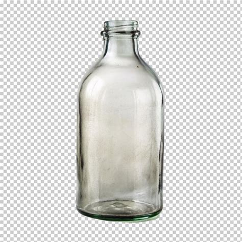 A Bottle Of Old Glass With Premium Ai Generated Psd
