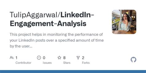 Tulip Aggarwal On Linkedin Github Tulipaggarwallinkedin Engagement