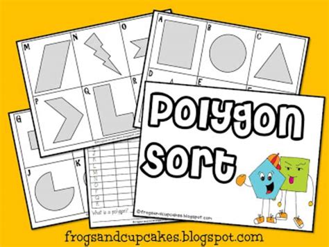 Polygon Sort Freebie Teach Junkie