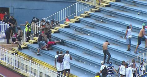 Bom Dia Brasil Briga Entre Torcedores Do Atlético Pr E Vasco Marca