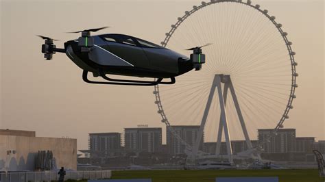 Electric Flying Taxi Tested By Chinese Company In Dubai
