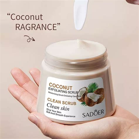 Sadoer Coconut Deep Cleansing Exfoliating Body Scrub 250gm Eshaisticpk