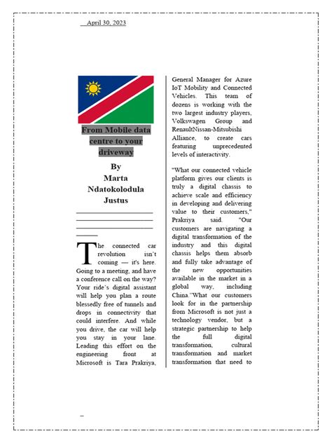 Iot Story Assignment Pdf Internet Of Things Microsoft