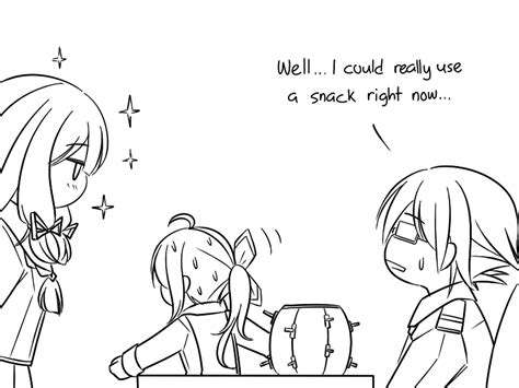 Admiral Isokaze And Fujinami Kantai Collection Drawn By Guinguin
