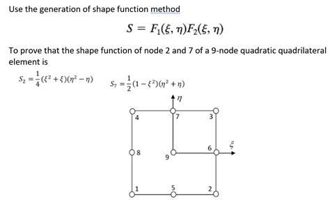 Solved Use The Generation Of Shape Function Method S Fi5
