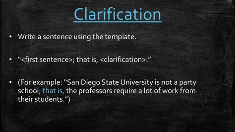 conclusions clarifications and ppt download