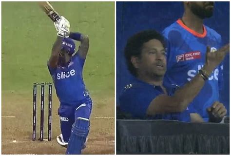 Sachin Tendulkar In Awe Of Suryakumar Yadavs Unique Shot During Mi Vs