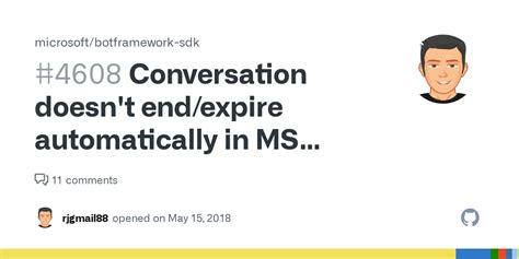 conversation doesn t end expire automatically in ms teams · issue 4608