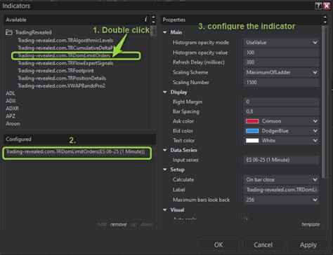 Dom Limit Orders Indicator Documentation Trading Revealed