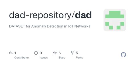 GitHub Dad Repository Dad DATASET For Anomaly Detection In IoT Networks