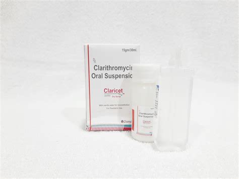 Claricet Dry Syrup Clarithromycin Oral Suspension Orion Life Science