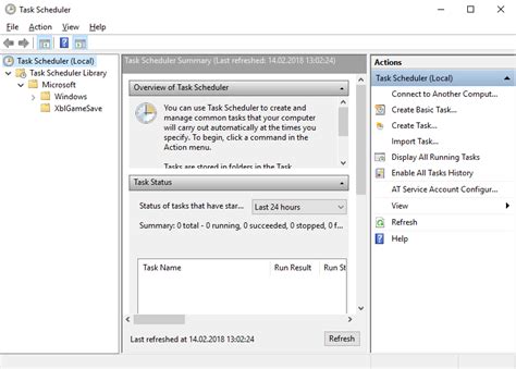 Планировщик заданий Windows Server 2019 основные функции и настройка