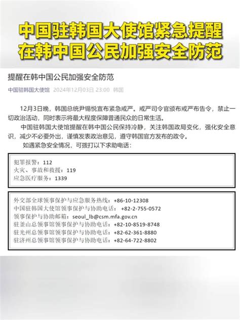 中国驻韩国大使馆紧急提醒在韩中国公民加强安全防范 凤凰网视频 凤凰网