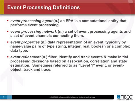 proposed event processing definitions september 20 2006 ppt